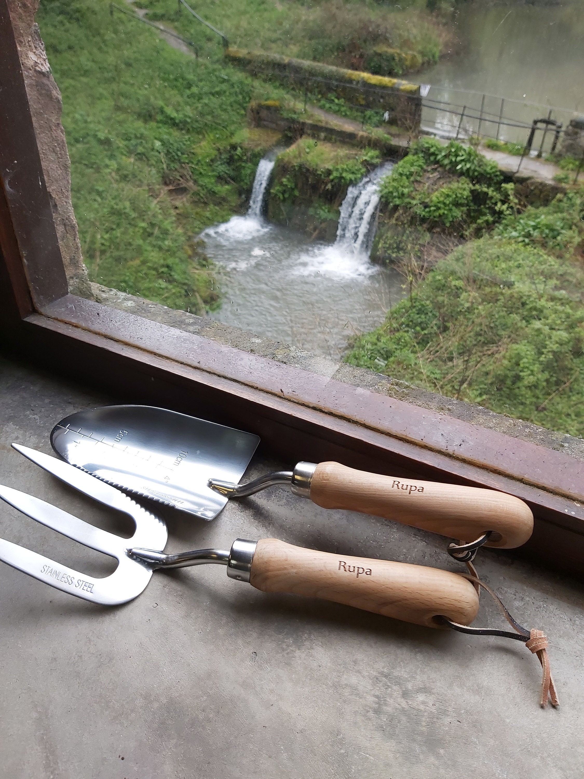 Fork and Trowel Garden Tool Set From England Personalised, Custom ...