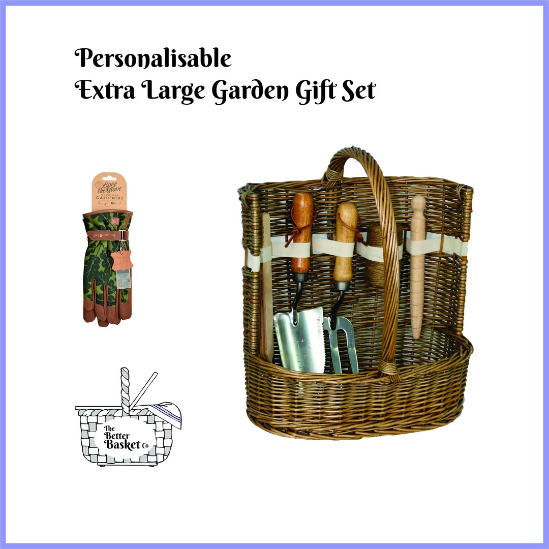 Extra Large Garden Gift Set Personalised 11 Piece Garden Trug With ...