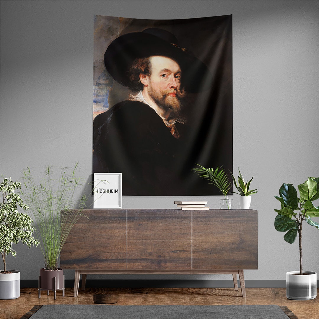Peter Paul Rubens Self Portrait Art Tapestry, Wall Hanging Decoration ...