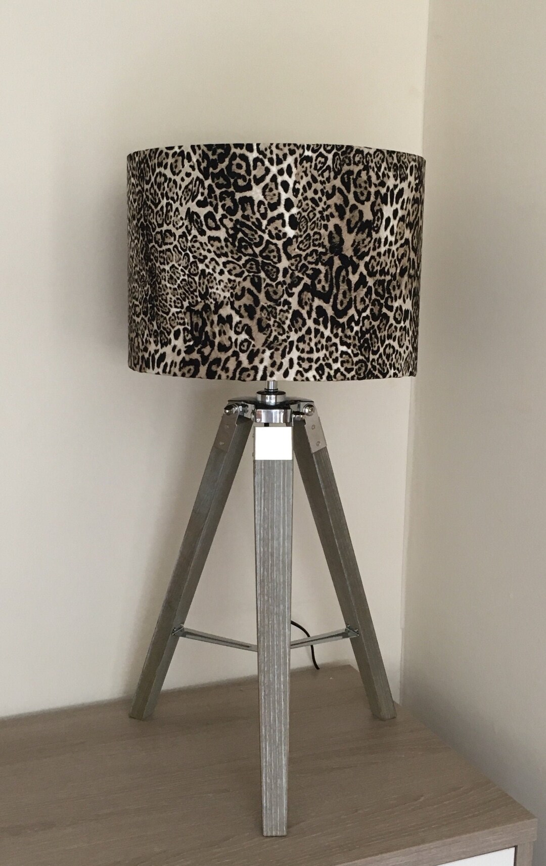 LEOPARD SKIN LAMPSHADE Handmade Lampshade Animal Print - Etsy