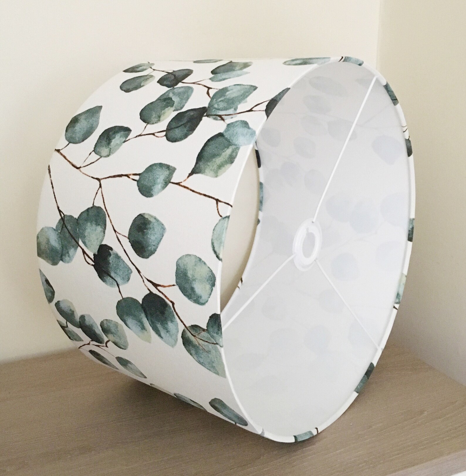 WATERCOLOUR LEAF DESIGN Handmade Lampshade Fabric Lampshade - Etsy