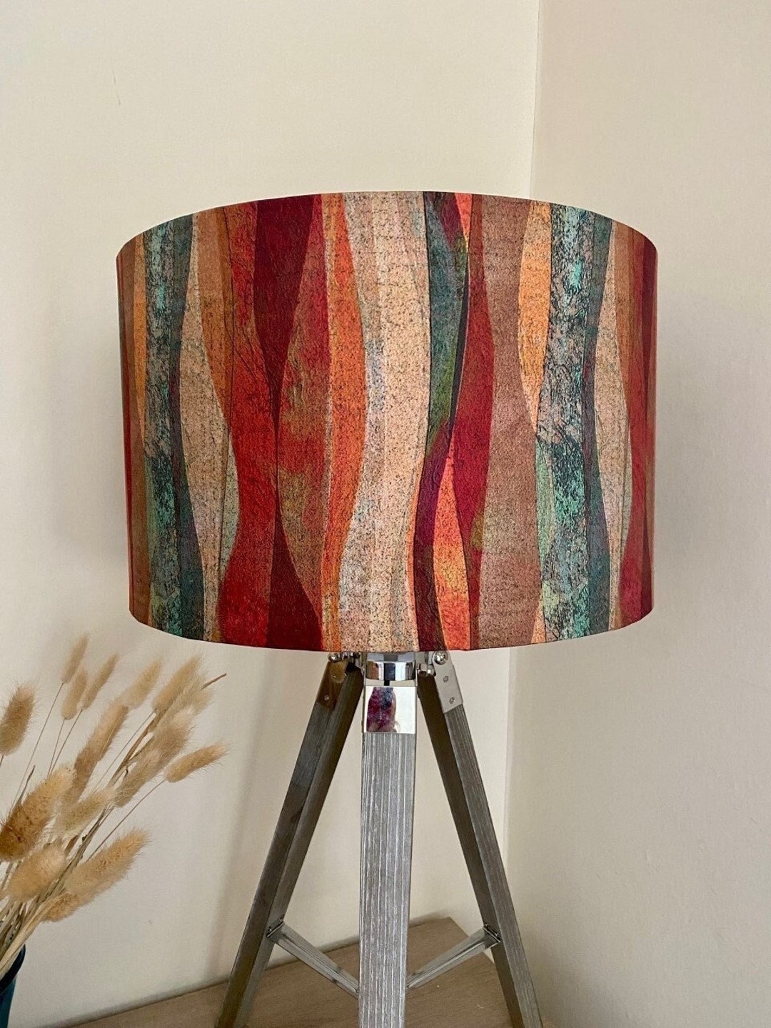 SANDSTONE COPPER Handmade Lampshade, Designer Lampshade, Fabric ...