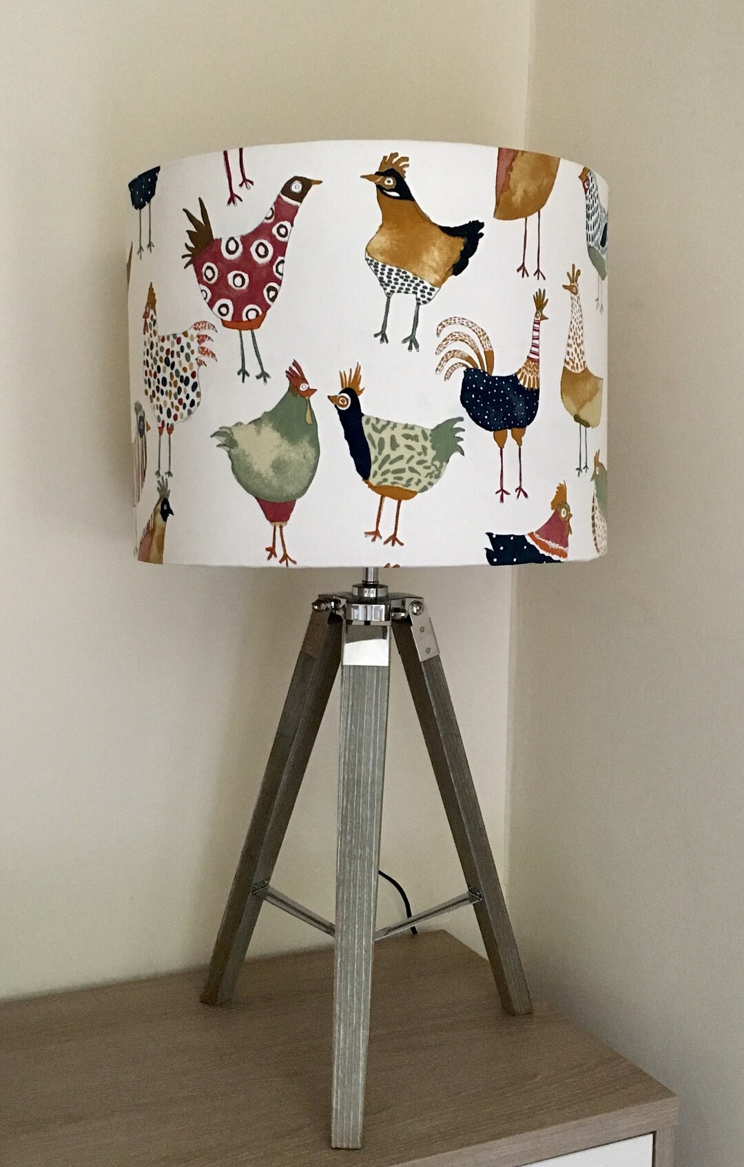 CHICKEN LAMPSHADE, 'harriet Vintage' Design Chicken Lampshade, Designer ...