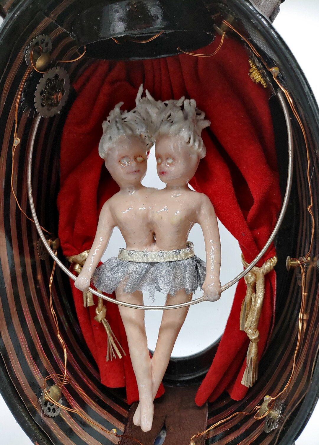 Fabulous Conjoined Twins Aerialist Twins Acrobat Twins Dark Circus - Etsy