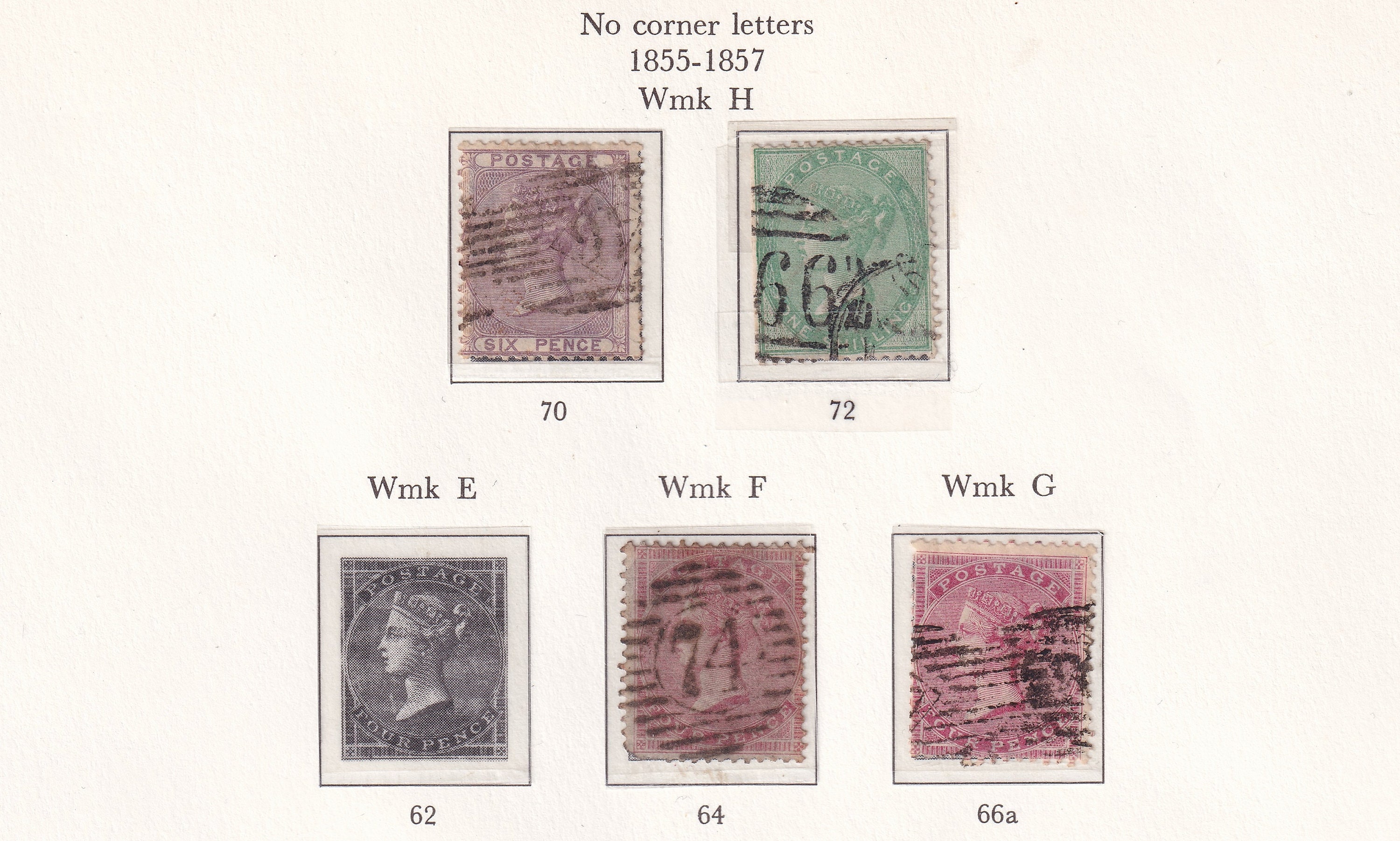 Queen Victoria Stamp Collection With Penny Black Tuppenny Blue Stanley ...