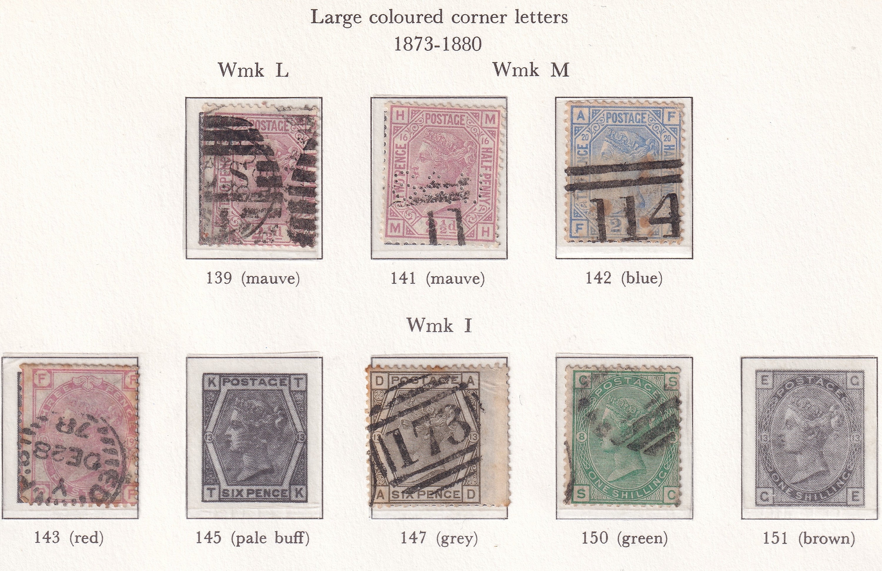 Queen Victoria Stamp Collection With Penny Black Tuppenny Blue Stanley ...