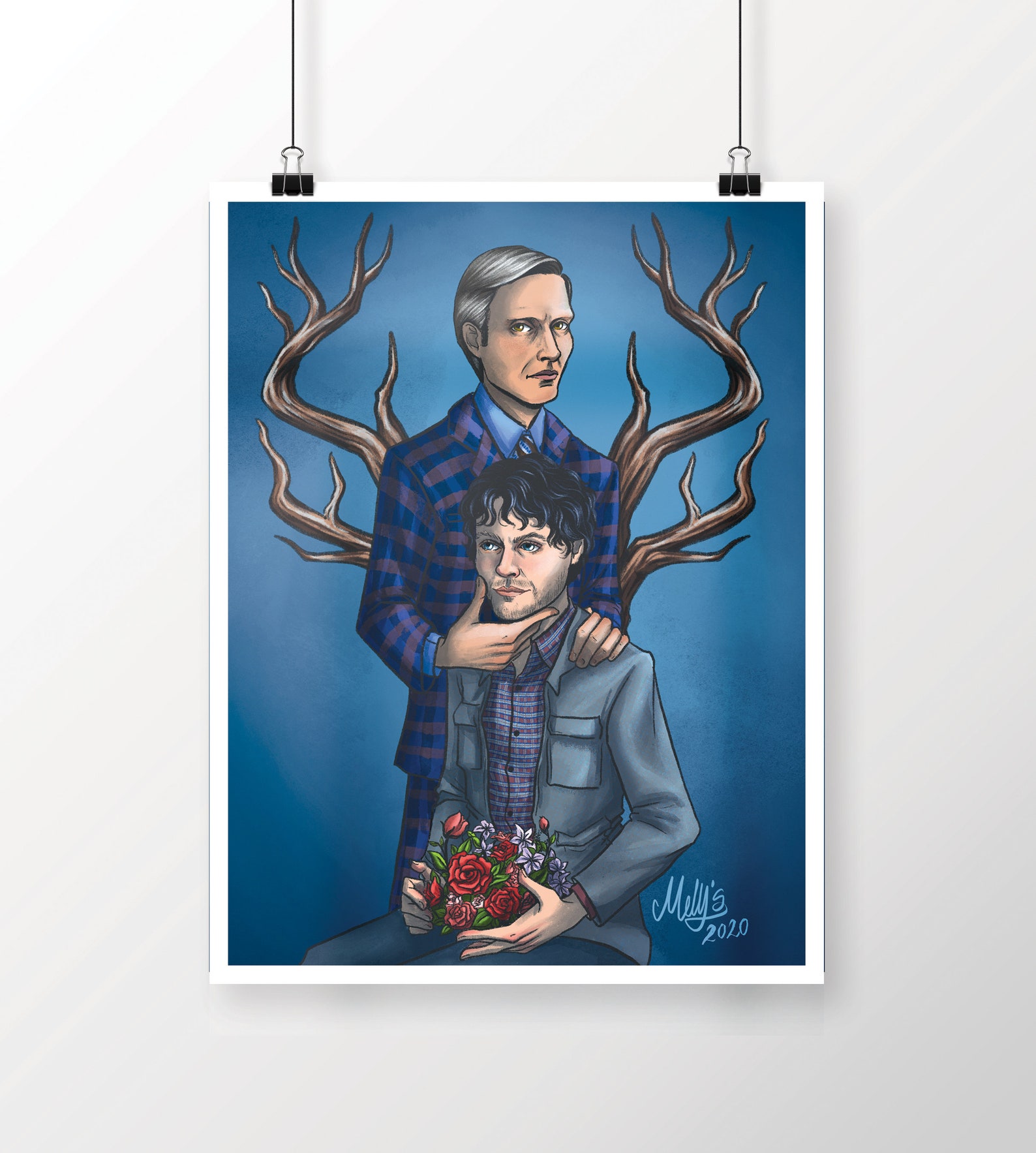Hannibal and Will Poster Hannigram - Etsy