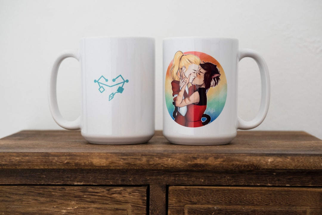 A Proud Kiss - Catra and Adora She Ra Mug - Etsy