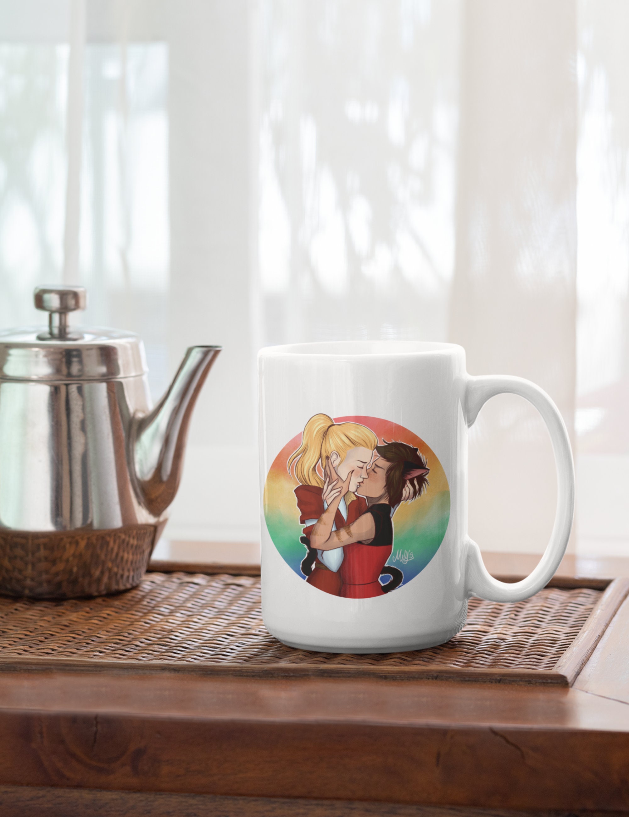 A Proud Kiss Catra and Adora She Ra Mug - Etsy Norway