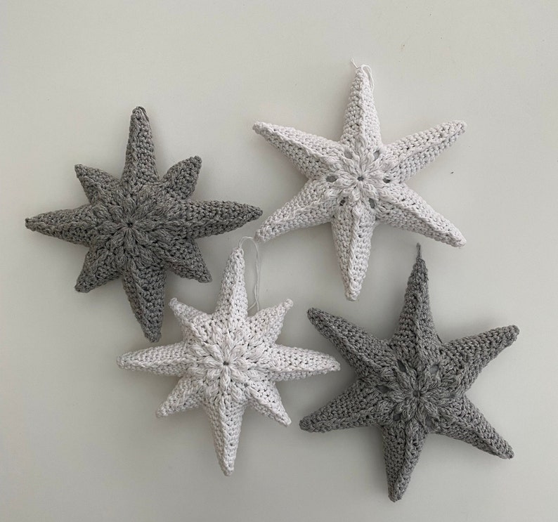 Crochet 3D Stars Pattern - Etsy