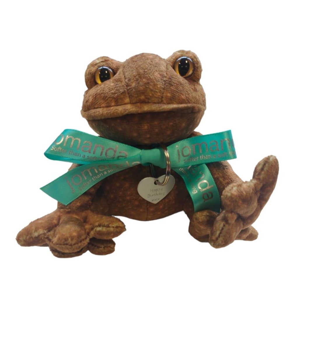 Mini Toad Frog Happy Birthday Plush Soft Toy, Boxed CE/UKCA. Birthday ...