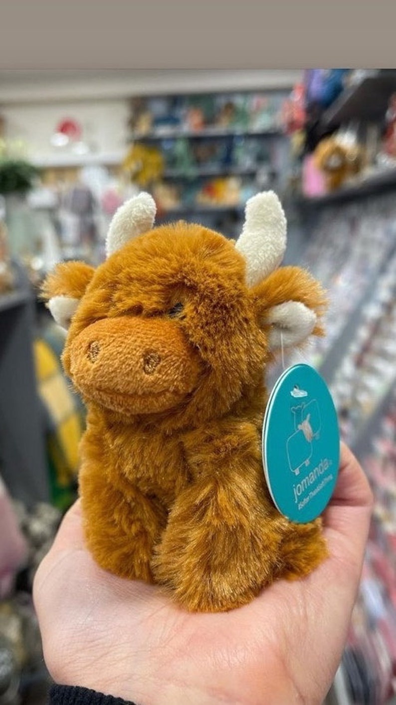 Mini Highland Cow Plush Soft Toy in Pop up Box CE/UKCA - Etsy