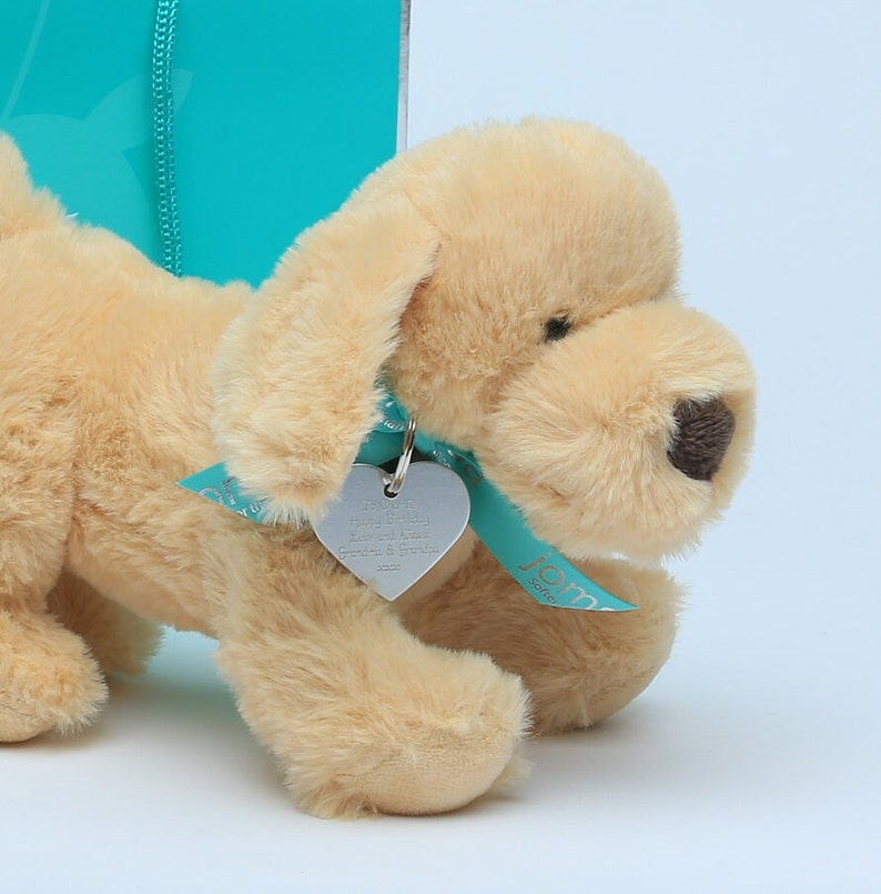 Personalised Golden Puppy Dog Plush Soft Toy CE/UKCA - Etsy