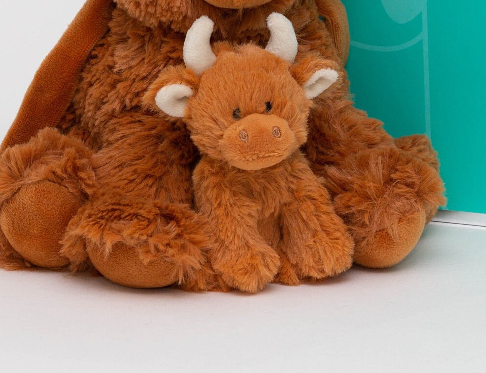 Mini Highland Cow Plush Soft Toy in Pop up Box CE/UKCA - Etsy