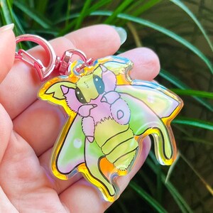 Luna Moth Keychain - Etsy