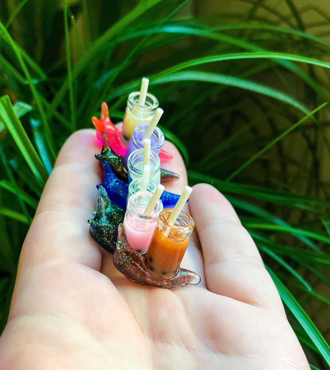 Mini Boba Tea Snails - Etsy