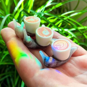 Latte Art Coffee Snails - Etsy