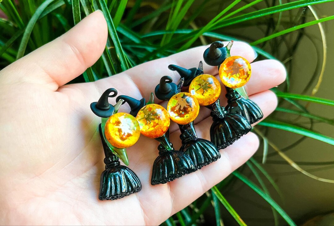 Witch Snail: Handmade Resin Halloween Decor - Etsy