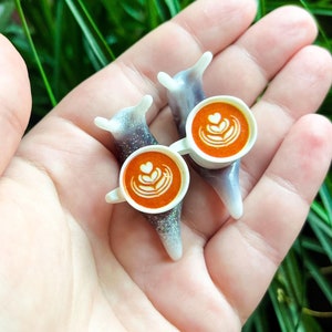 Latte Coffee Snails 2 - Etsy
