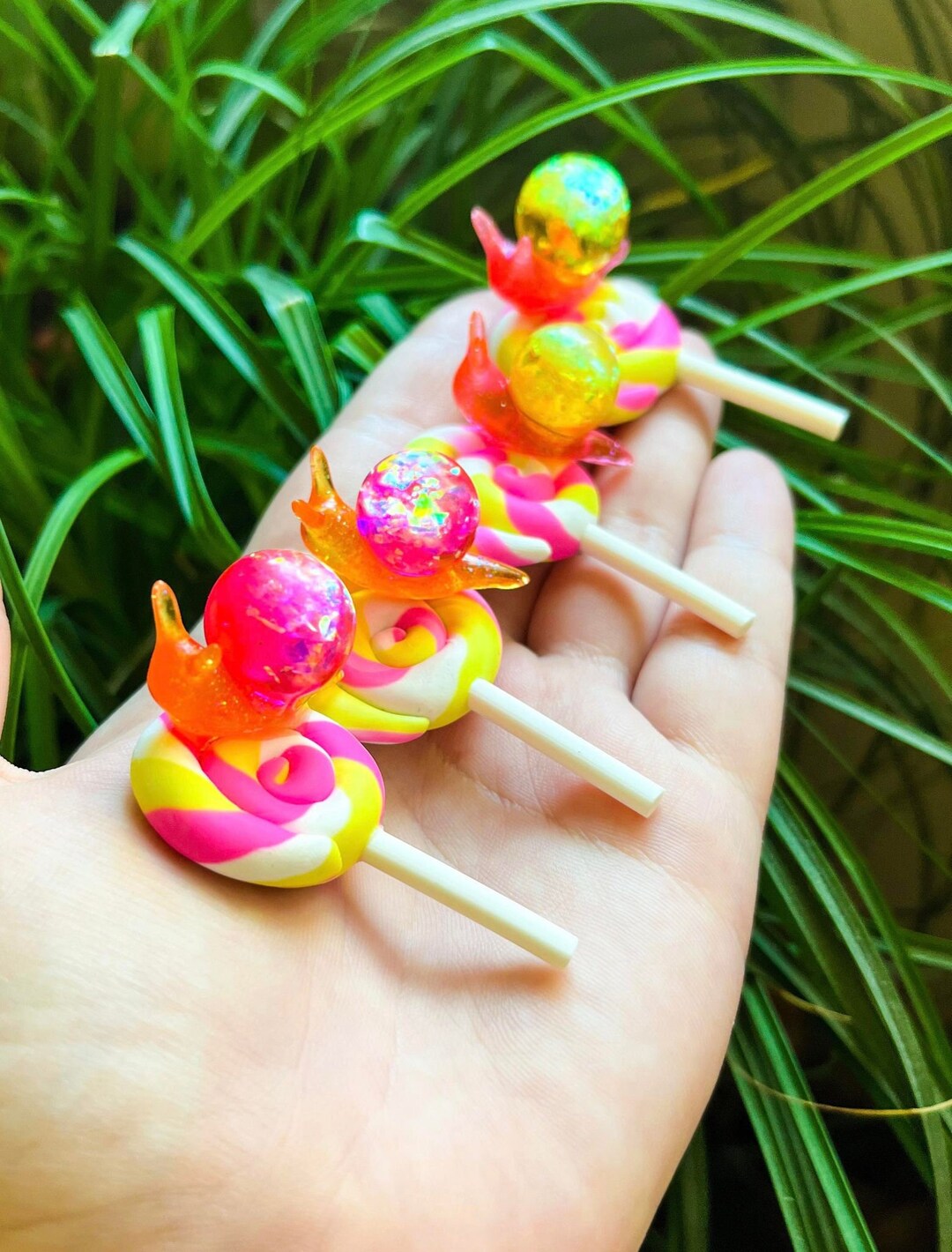 Pink Lemonade Lollipop Snail - Etsy