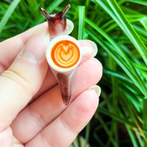Latte Art Coffee Snails - Etsy