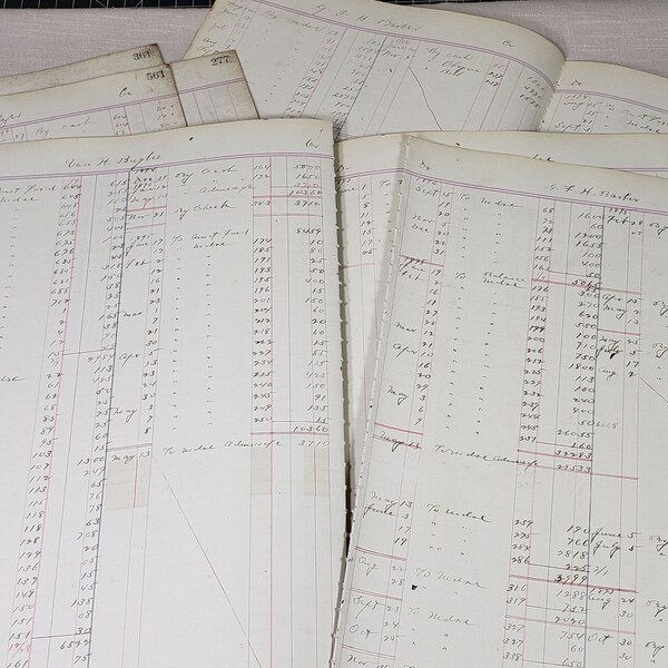 Antique Store Ledger - Etsy