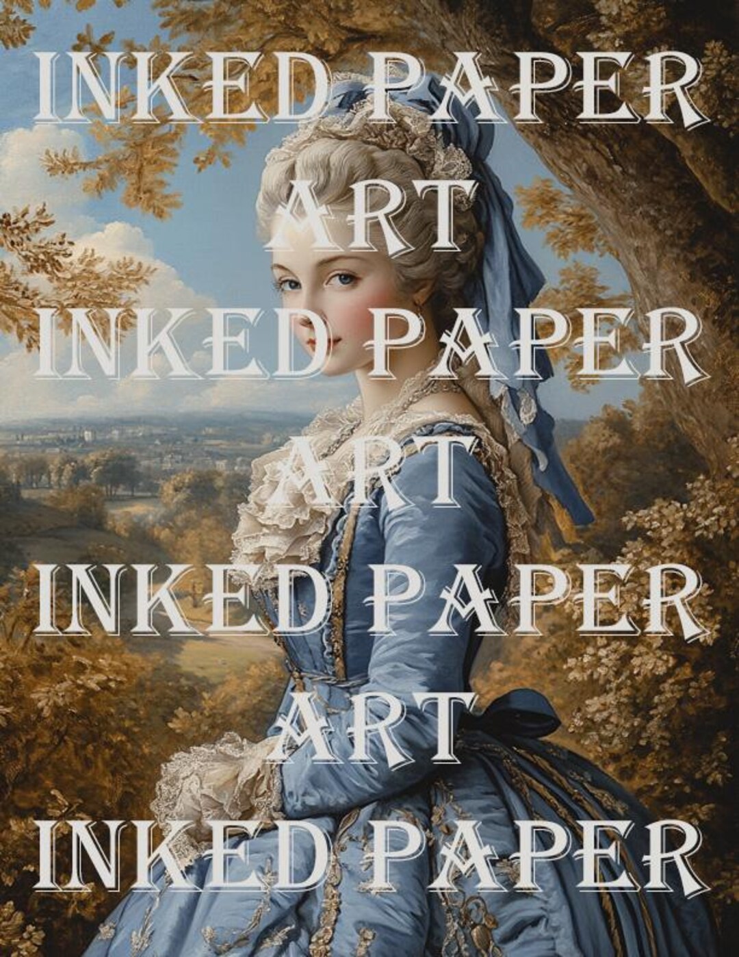 Antique French Marie Antoinette Digital Paper Kit (download) - Etsy