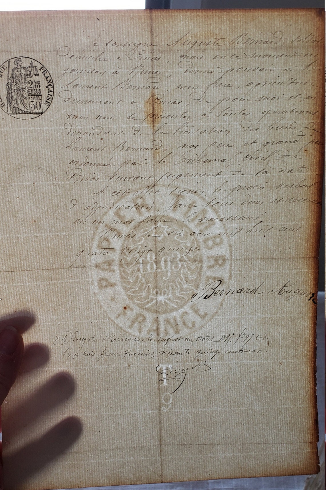 Set of 4 Antique French Hand Written Legal Documents Dating - Etsy