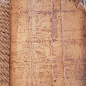 Wow C.1637 Antique French Large Handwritten Page Beautiful Hand Made ...