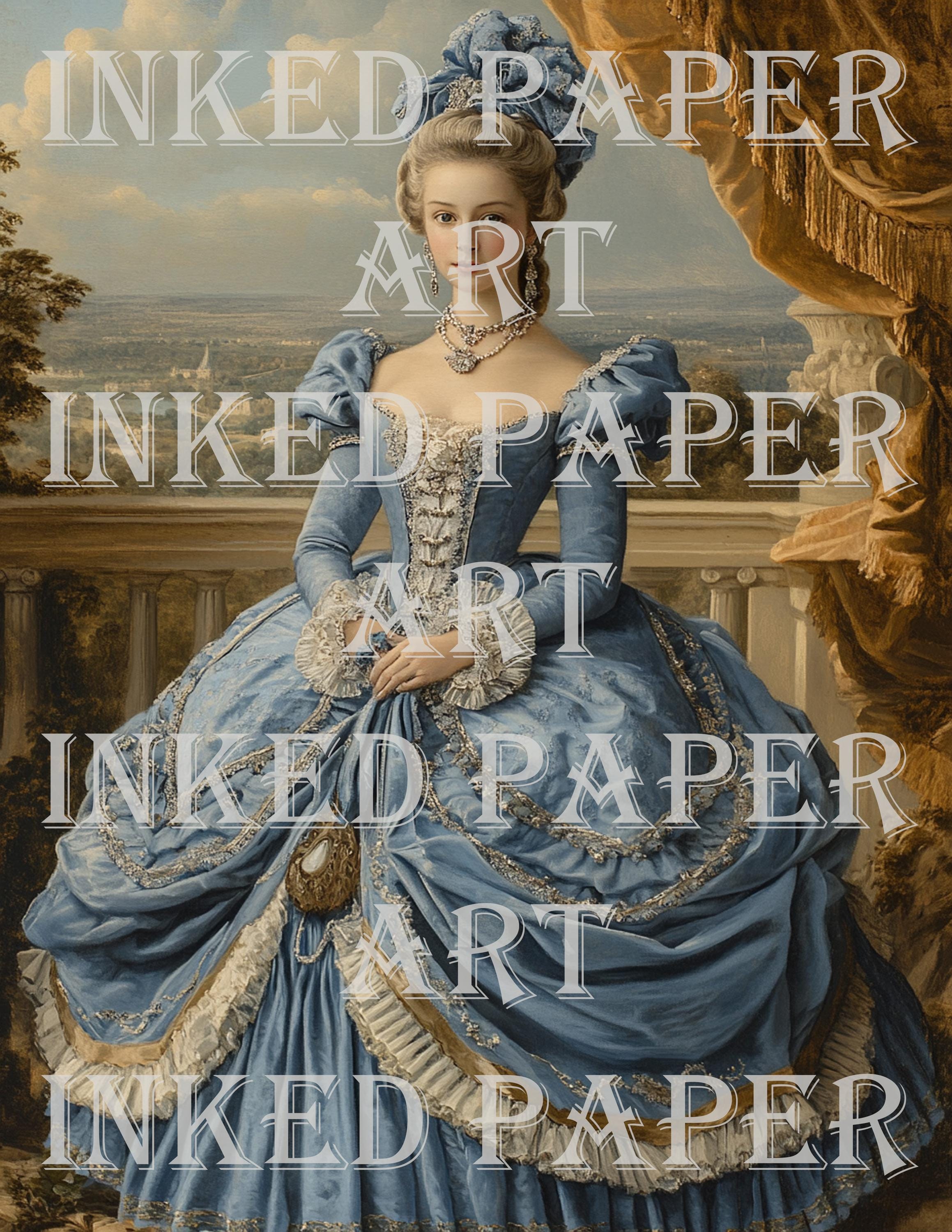 Antique French Marie Antoinette Digital Paper Kit (download) - Etsy