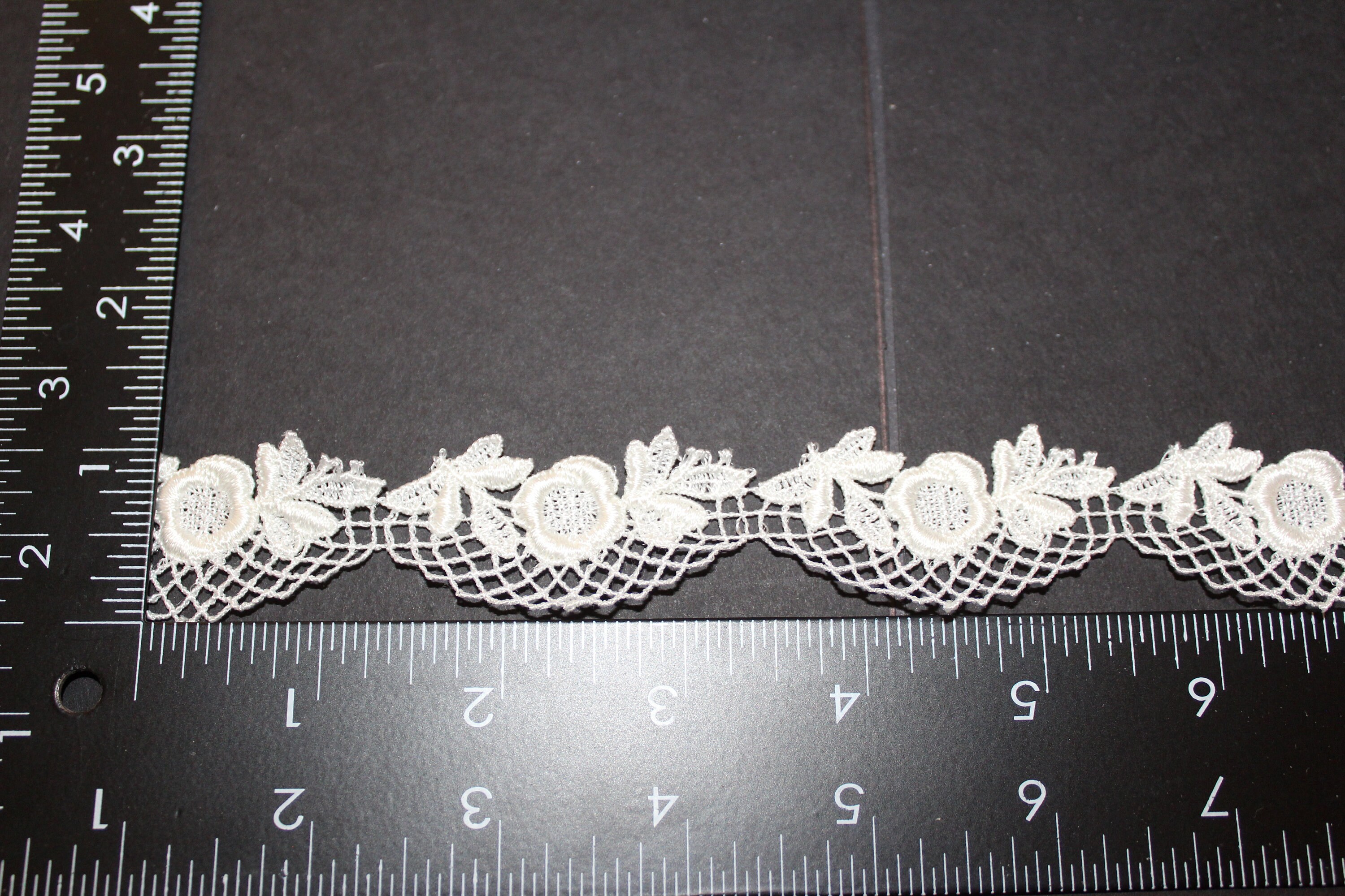 Vintage 1 White Lace Sold by the Yard Made in the USA - Etsy