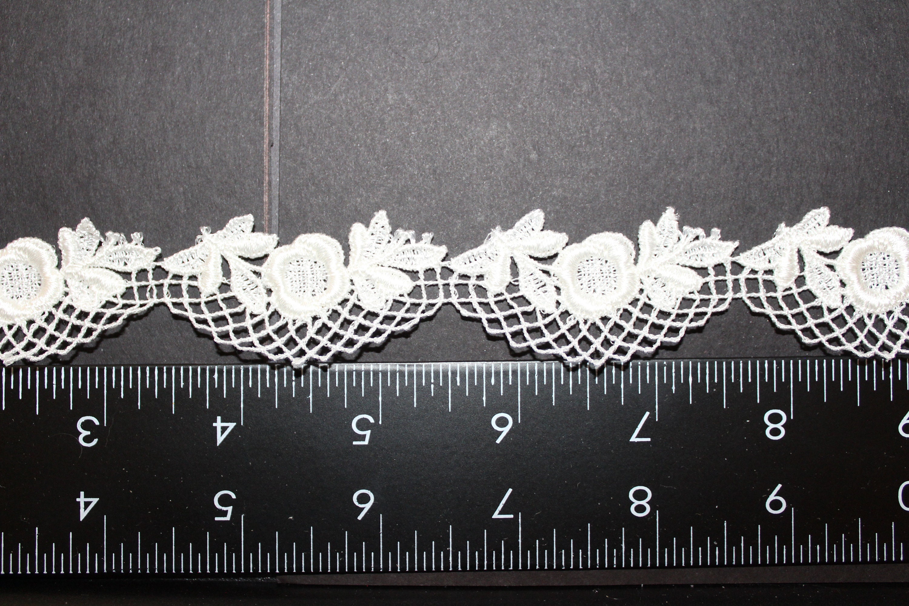 Vintage 1 White Lace Sold by the Yard Made in the USA - Etsy