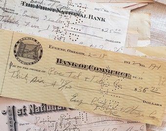 Antique Bank Note - Etsy