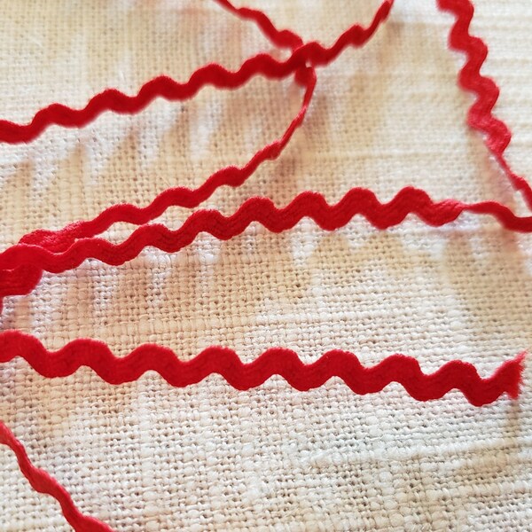 Red Jumbo Rick Rack - Etsy
