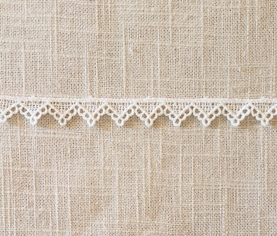 Vintage 1/2 White Lace Sold by the Yard Made in the USA | Etsy
