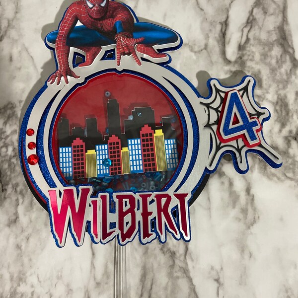 Spider Man 3d Cake Topper - Etsy