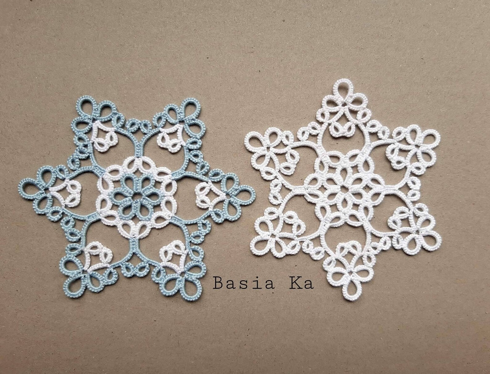 Snow Rose Graphic Pattern, for Tatting Work, Snowflake for Christmas ...