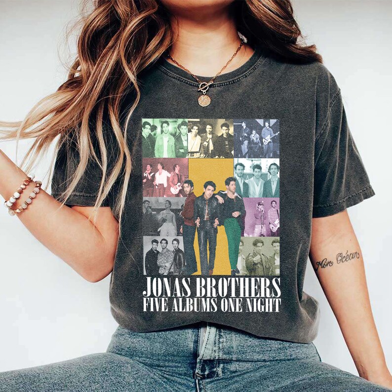 Retro Jonas Brothers Band Shirt, Jonas Brothers Shirt, Jonas Brother ...