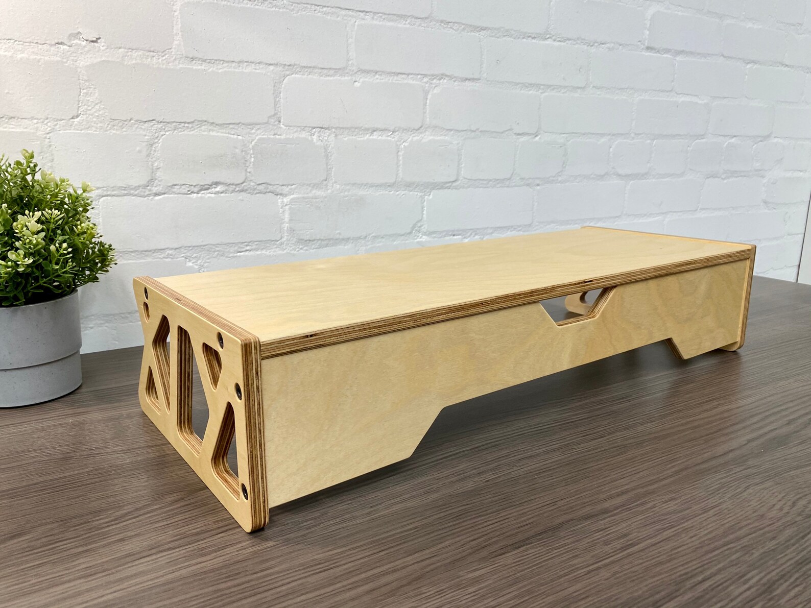 Ply Monitor Riser Modern Screen Stand Birch Plywood - Etsy UK