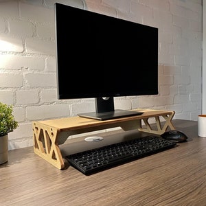 Ply Monitor Riser Modern Screen Stand Birch Plywood - Etsy UK