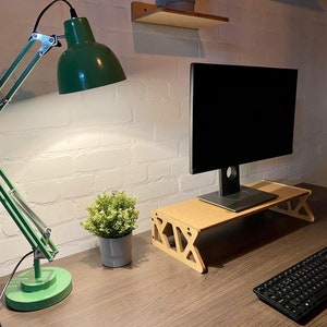 Ply Monitor Riser Modern Screen Stand Birch Plywood - Etsy UK