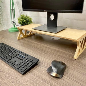 Ply Monitor Riser Modern Screen Stand Birch Plywood - Etsy UK