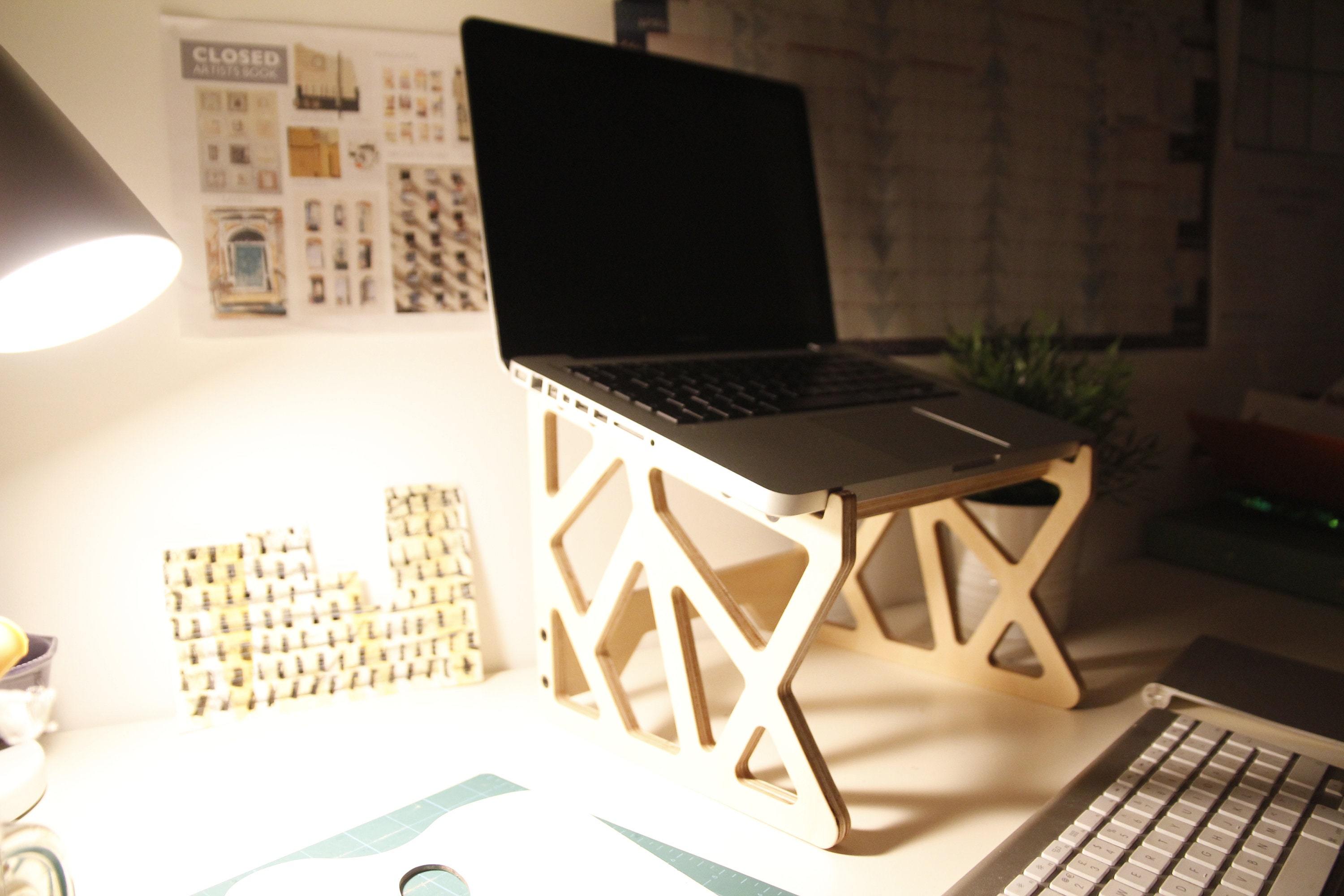 Ply Laptop Stand Modern Laptop Stand Birch Plywood | Etsy