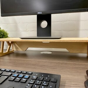 Ply Monitor Riser Modern Screen Stand Birch Plywood - Etsy UK