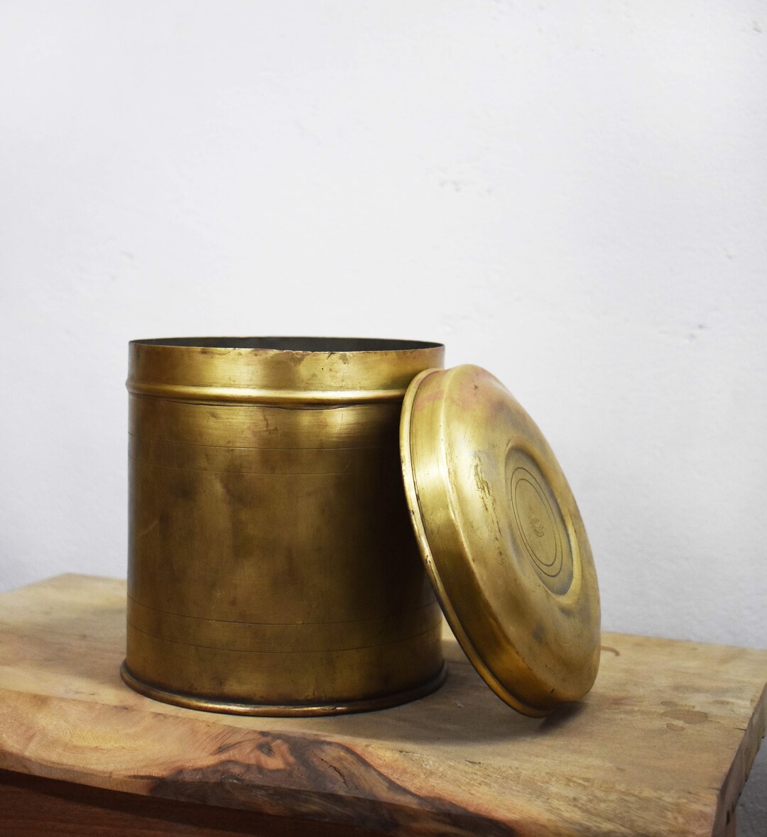 Antique Brass Storage Container With Lid | Snacks Storage Container ...