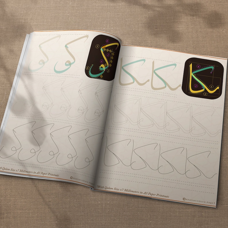 Arabic Calligraphy Course the Thuluth Mashqs - Printable Calligraphy ...