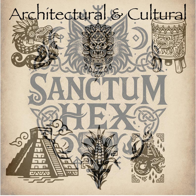 Aztec Tattoo Stencil Designs: Neo Traditional Flash Art (digital ...
