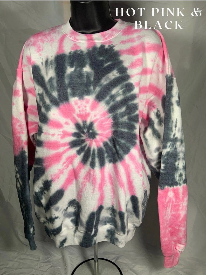 CUSTOM Tie-dye Crewneck Sweatshirt Unisex Tie Dye - Etsy