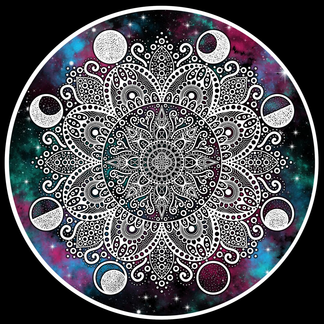 Moon Phases PNG - Clip Art - Sticker Design - High Res - Transparent ...