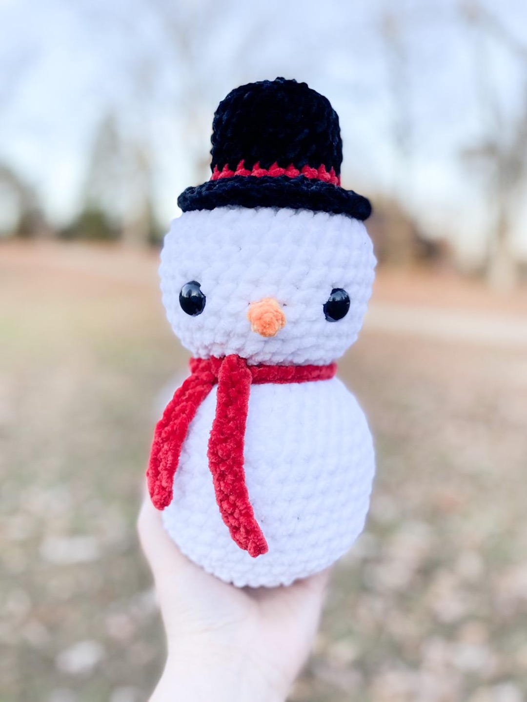 MADE TO ORDER - Snowman With (big Version) - Christmas - Crochet ...